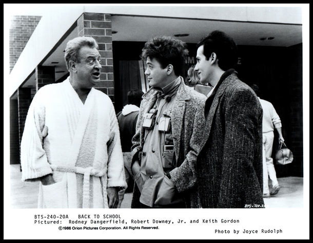 Rodney Dangerfield + Keith Gordon + Robert Downey Jr. (1986)⭐🎬 Photo K ...